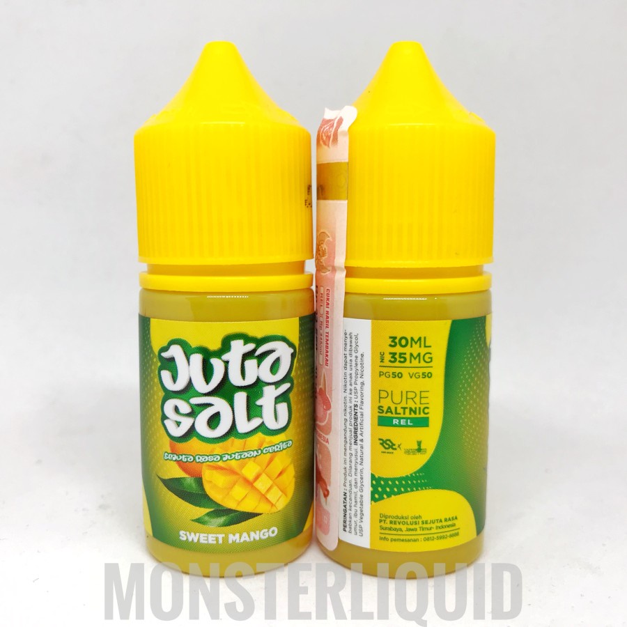 Jual SALT JUTA SALT SWEET MANGO BY RSR BREW X VAPEBOSS 30ML | Shopee ...