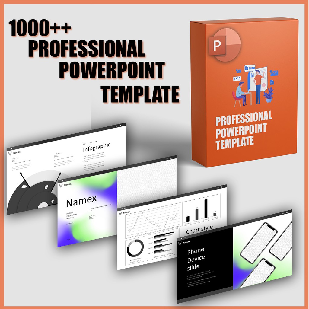 Jual Template Powerpoint Profesional Minimalis dan Simple Untuk ...