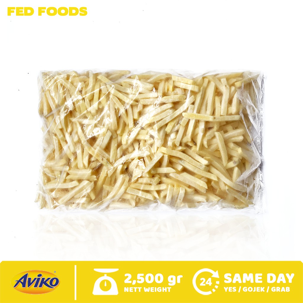 Jual Aviko Pommes Frites Straight Cut French Fries Value Pack 2.5 KG ...