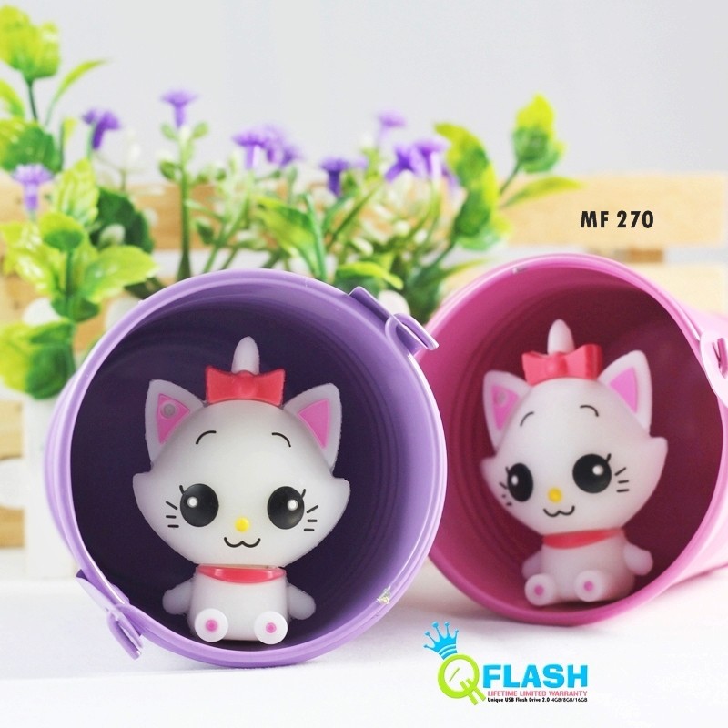 Jual FLASHDISK KARAKTER MARIE CAT (MF 270) 8GB, 16GB, 32GB | Shopee ...