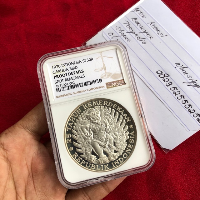 Jual Koin Kuno Seri Kemerdekaan Garuda Wisnu Kencana NGC Koin Proof GWK ...