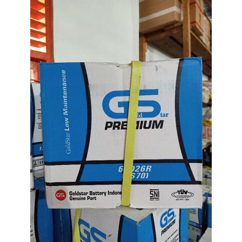 Jual AKI MOBIL TRUCK NS70 GS GOLD STAR | Shopee Indonesia