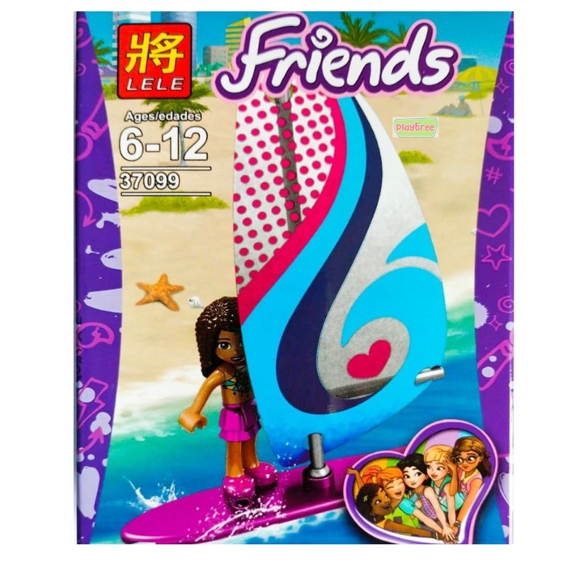 Jual Mainan Balok Anak Perempuan Friends merk Lele Bricks 37099 Murah ...