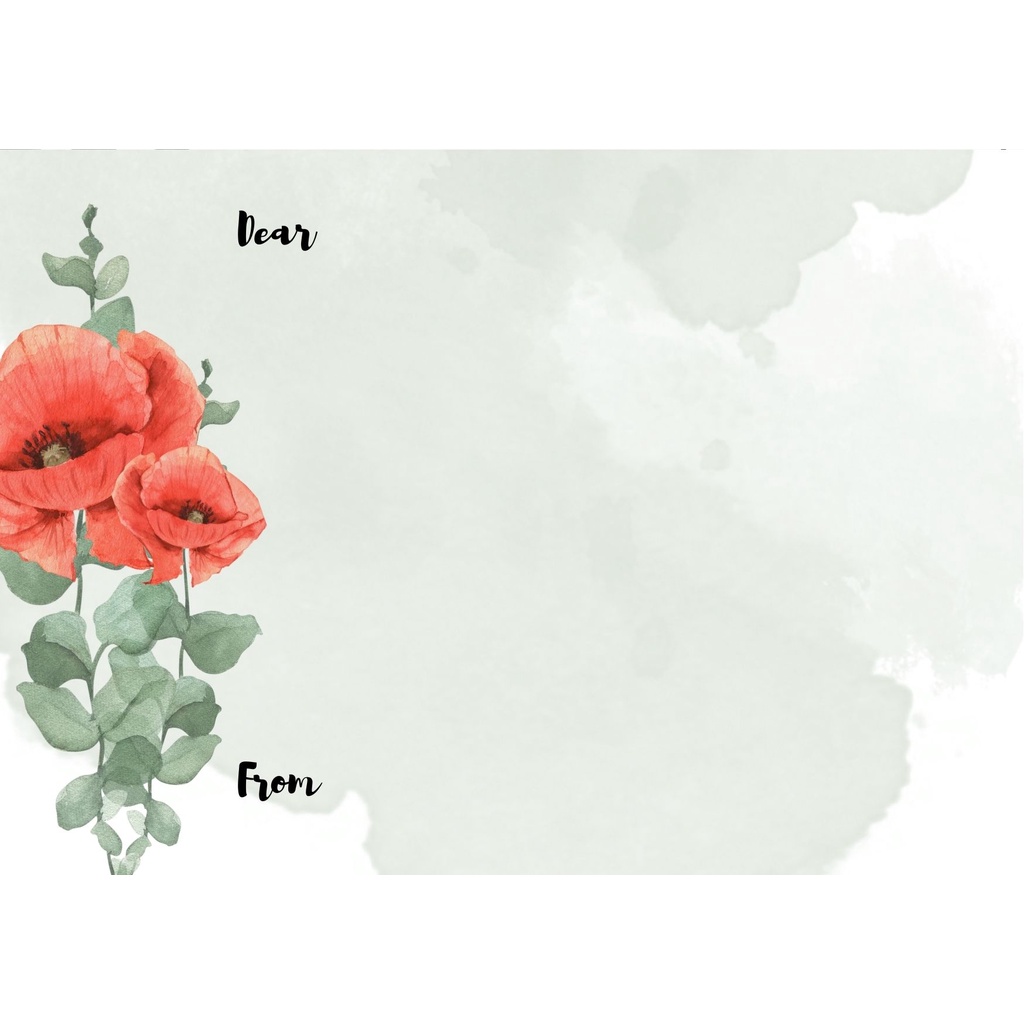 Jual KARTU UCAPAN GREETING CARD POLOS DEAR BLANK CARD BISA DI TULIS ...