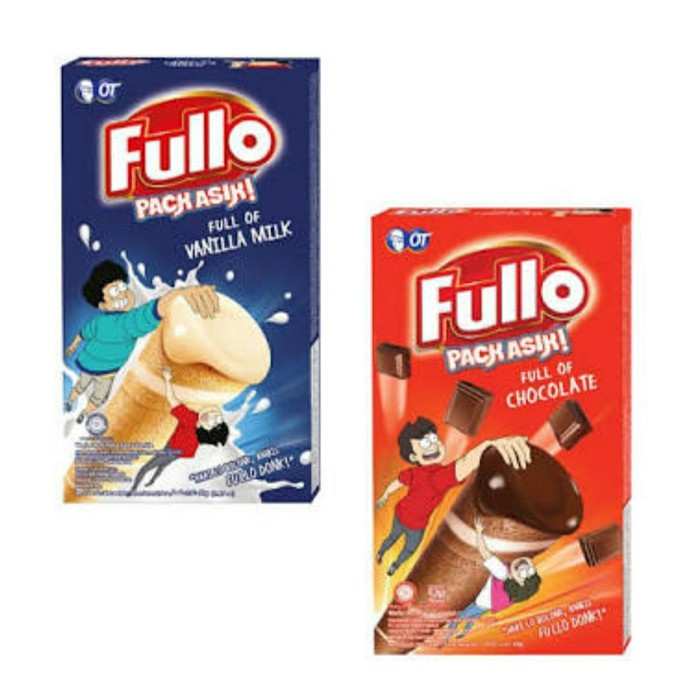 Jual Fullo Vanilla Milk n Chocolate Snack Pack Orang Tua 53 gram ...