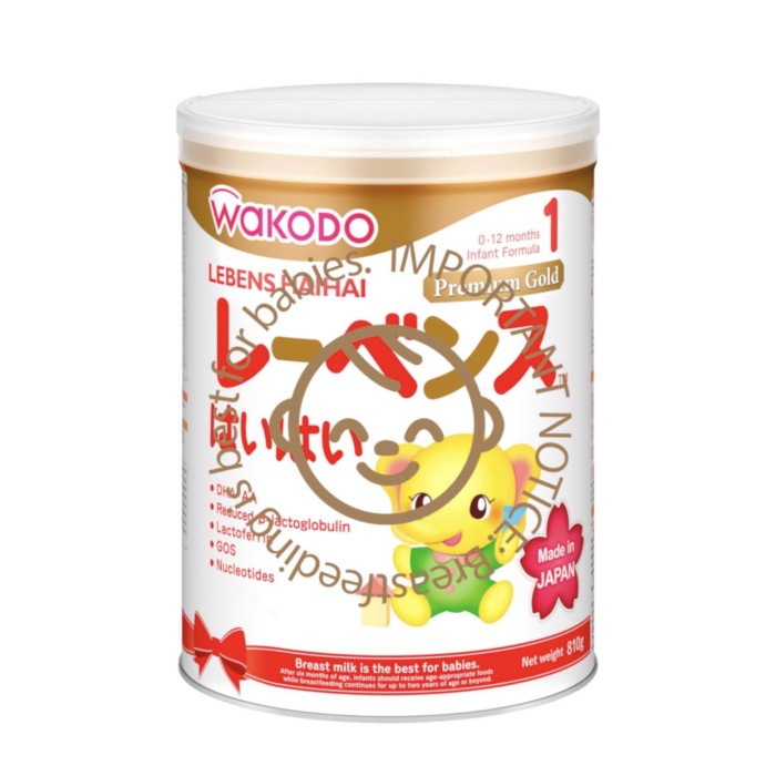 Jual Wakodo Lebens 1 Premium Gold Infant Formula Stage 1 810G | Shopee ...