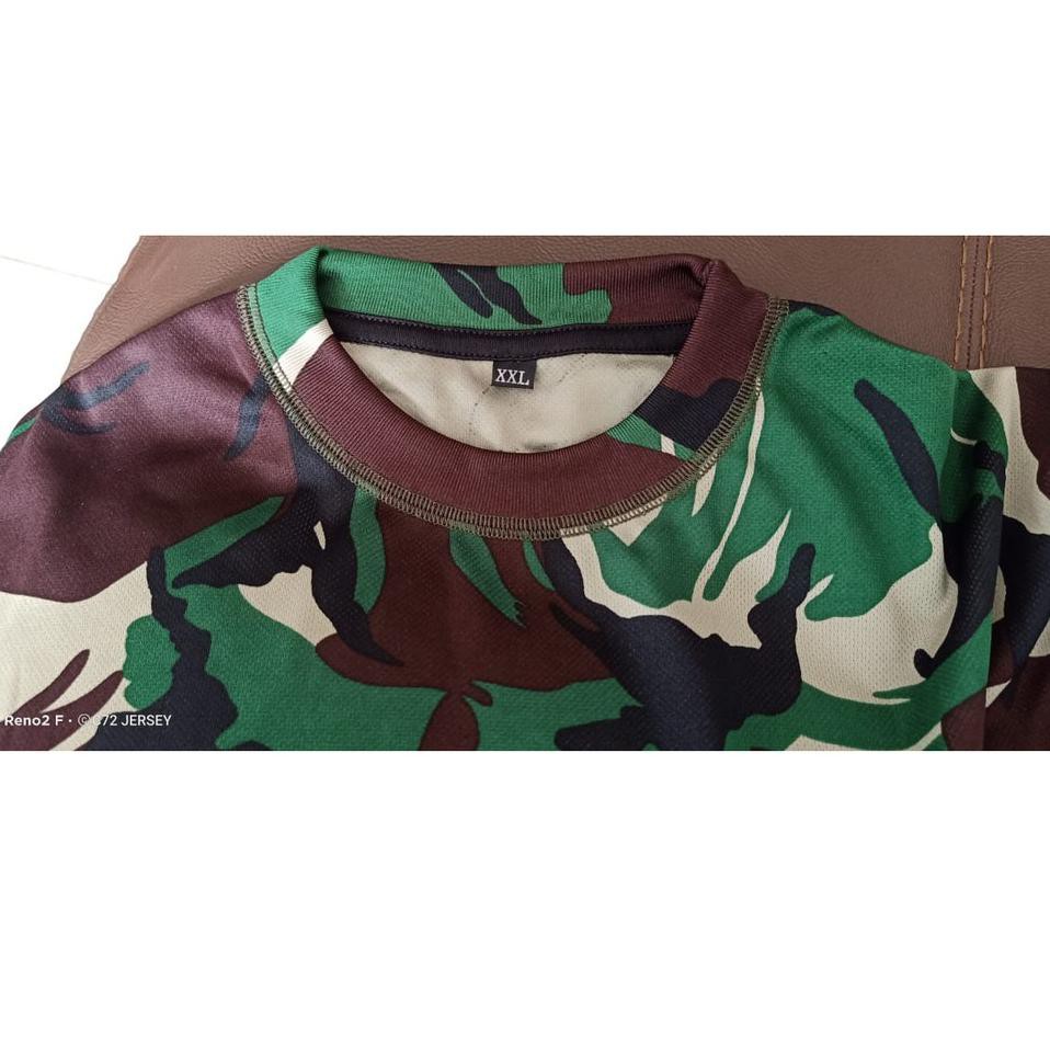 Jual [BISA CODE] Kaos Loreng Dryfit Malvinas TNI Bestseller sublimejerseybandung C72 | Shopee ...