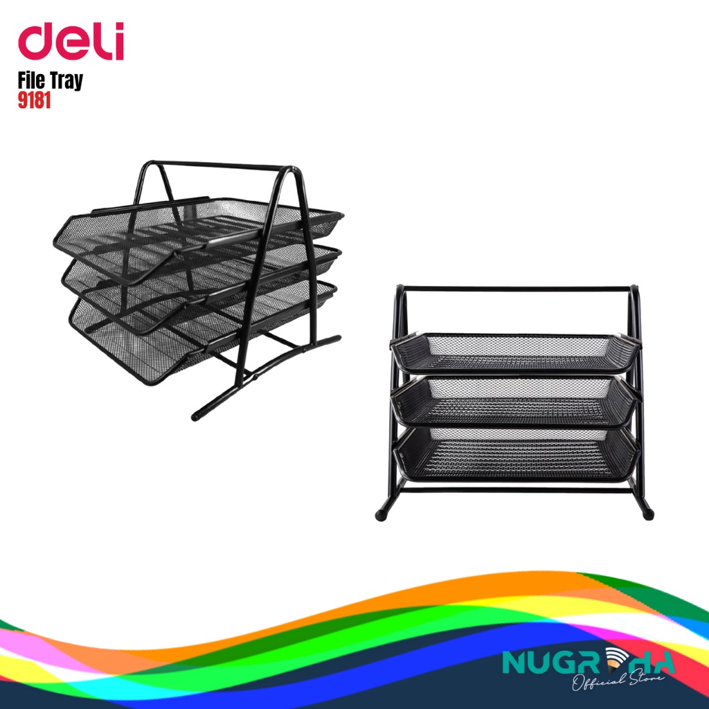 Jual FILE / DOKUMEN / DOCUMENT / RAK TRAY DELI 9181 | Shopee Indonesia