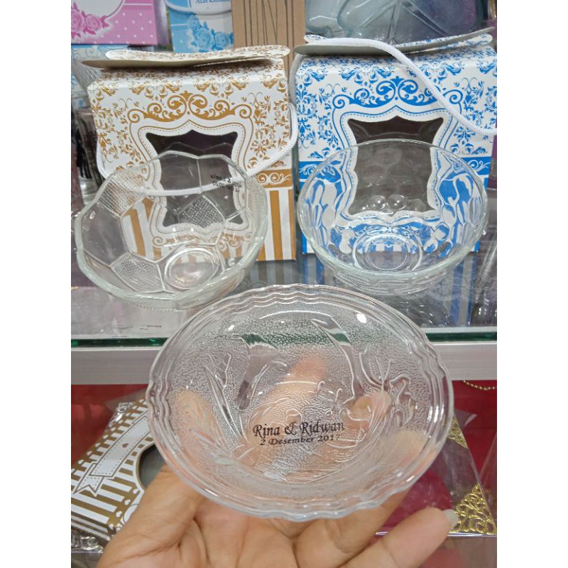 Jual Souvenir mangkok kemas paperbox/ custom sablon | Shopee Indonesia