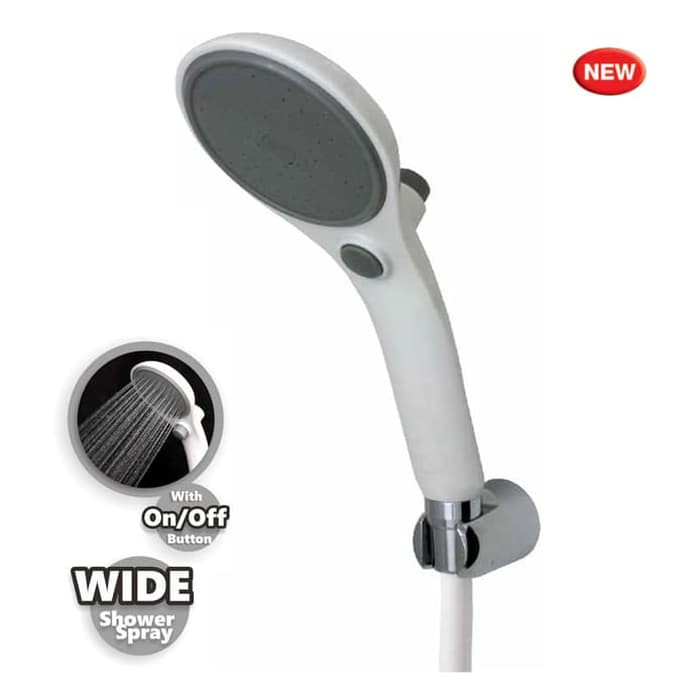 Jual San-Ei Shower set with ON/OFF button SN 3100C -White BOX | Shopee Indonesia