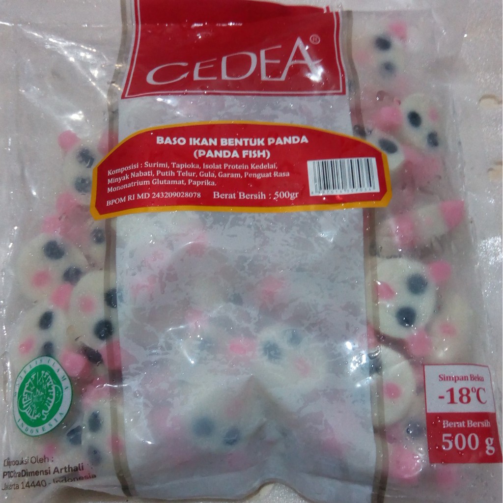 Jual CEDEA - Baso Ikan Bentuk Panda / Panda Fish | 500 gr | Shopee ...