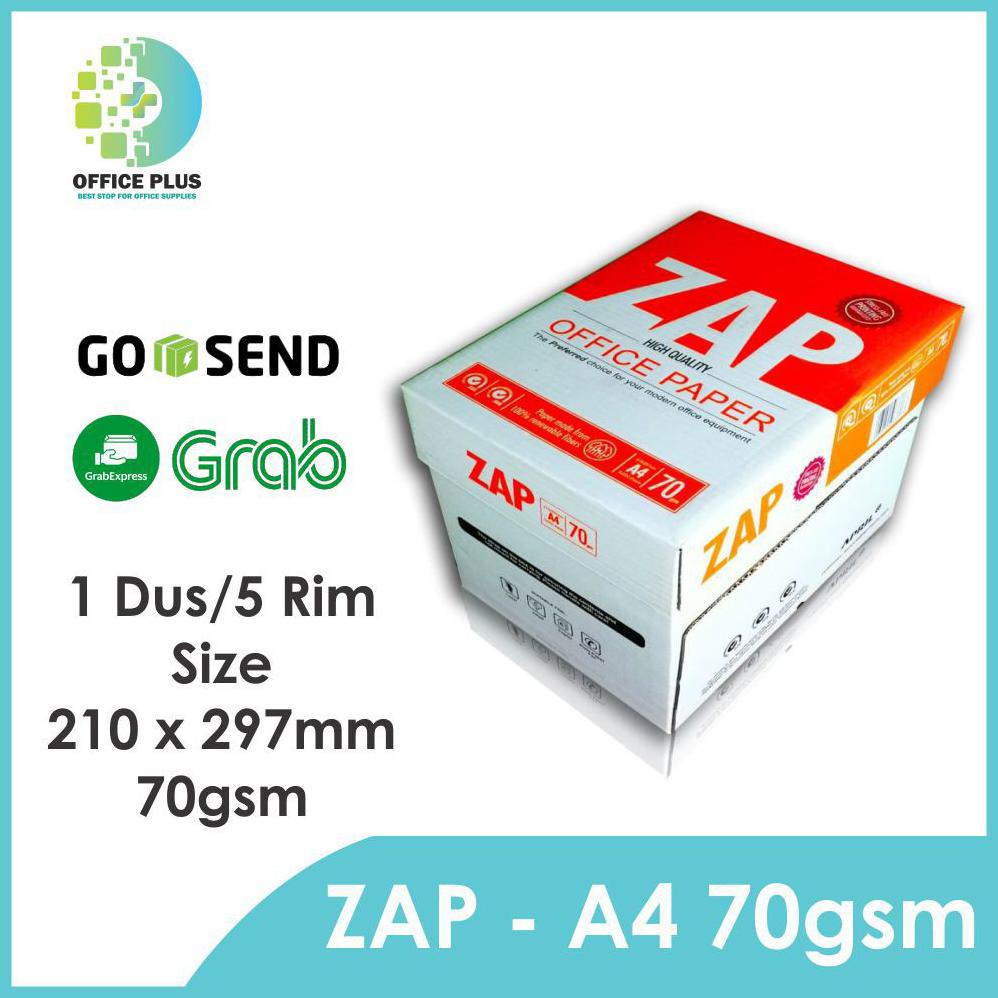 Jual Kertas hvs A4 70gr ZAP fotokopi fotocopy print photocopy paper ...