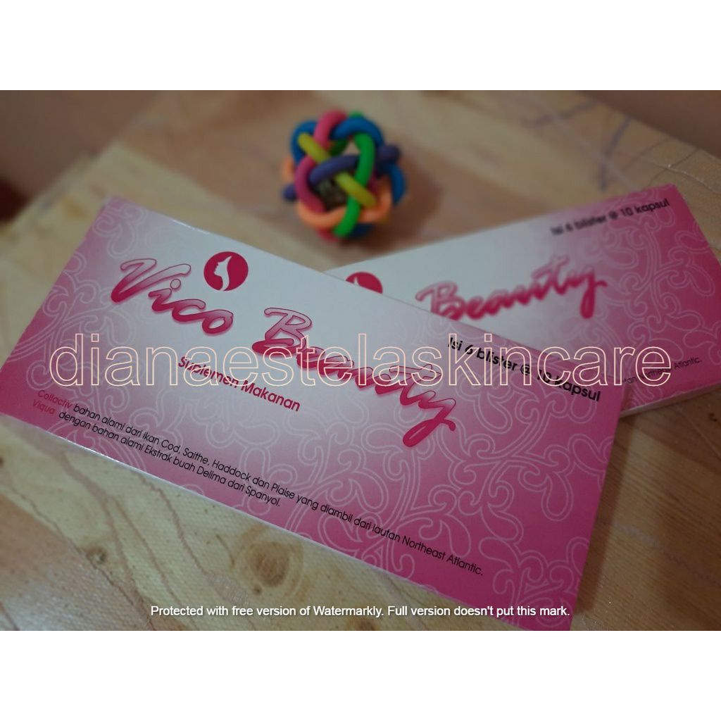Jual VICO BEAUTY FISH COLLAGEN, VIQUA PLUS VITAMIN C (MENCERAHKAN DAN ...