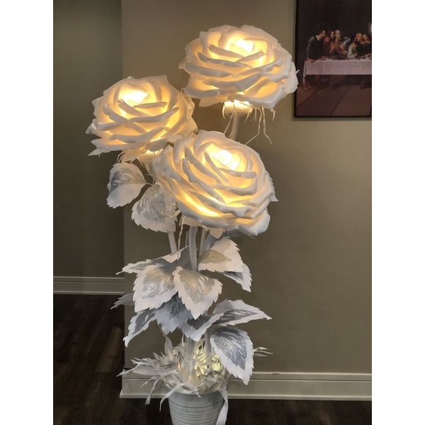 Jual Lampu Bunga Mawar Dekorasi Rumah / Lampu Hias Wedding / Bunga ...