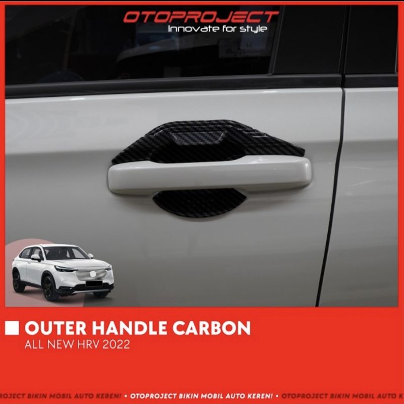 Jual Outer Handle Mangkok Pintu Otoproject All New HRV 2022-2024 Warna Chrome, Black Matte ...