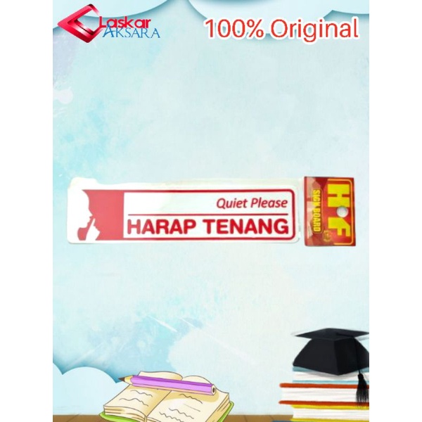 Jual Sign Sticker HARAP TENANG | Shopee Indonesia