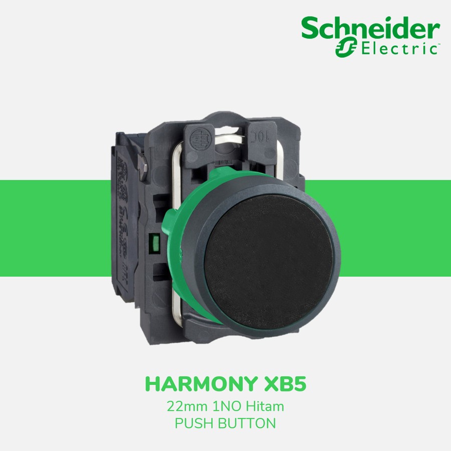 Jual [TERMURAH] SCHNEIDER - Harmony XB5 Push Button Black XB5AA21 ...