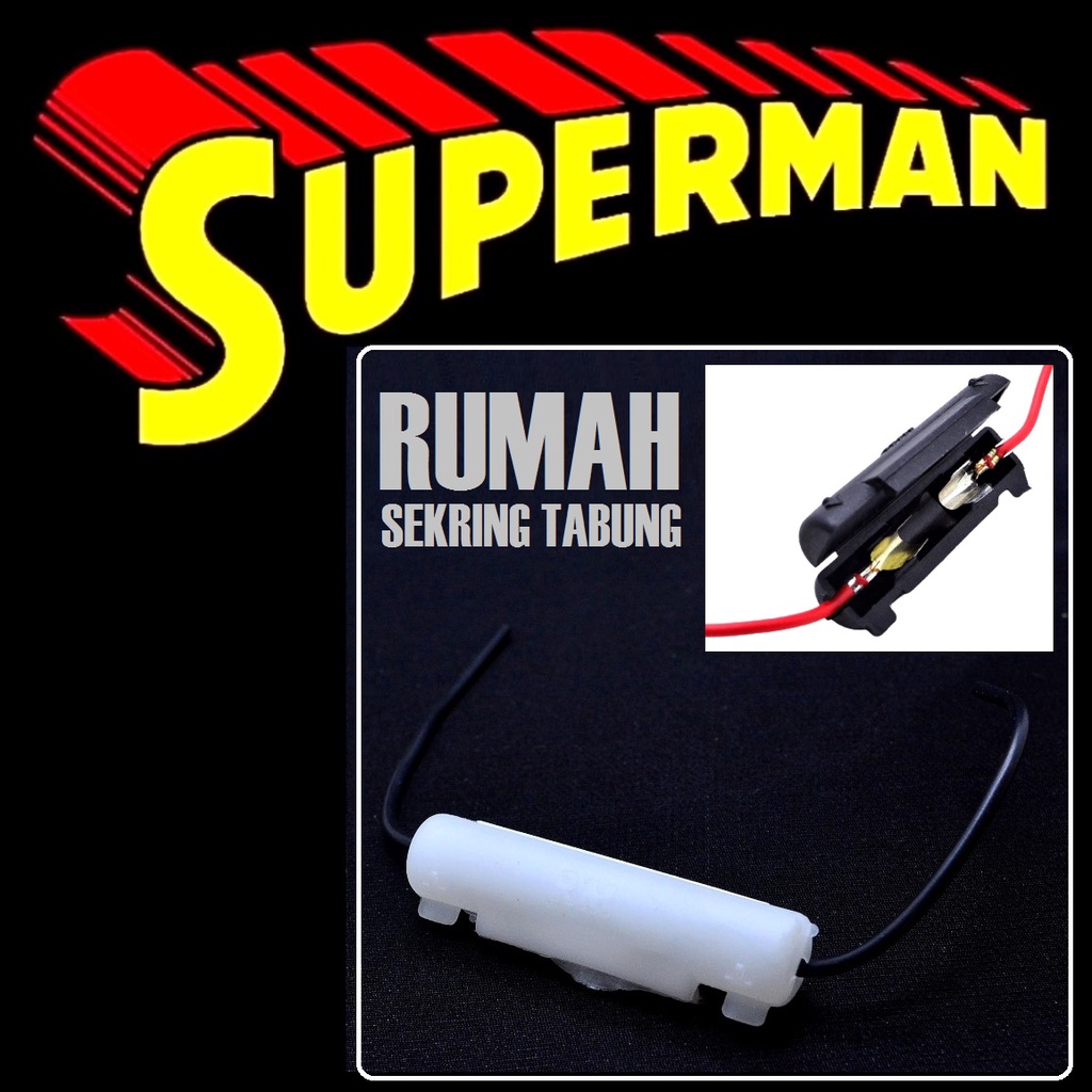 Jual RUMAH SEKRING TABUNG RM BULAT universal dudukan holder sikring ...