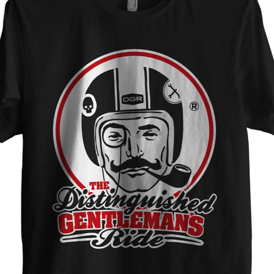 Jual KAOS MOTOR DGR DISTINGUISHED GENTLEMANS RIDE KUSTOM CAFE RACER ...