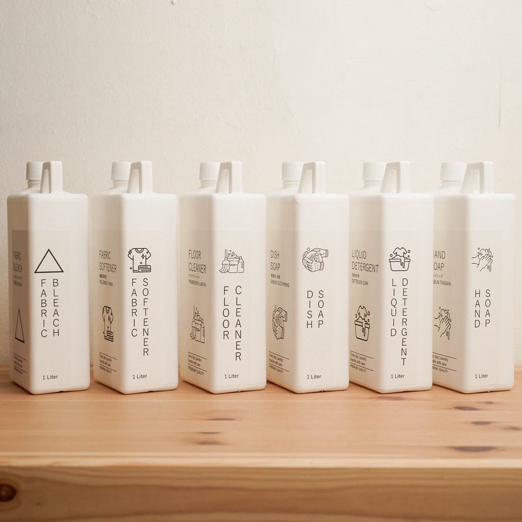 Jual [V1.3] Botol laundry aesthetic refill Botol Sabun Cair LAUNDRY ...