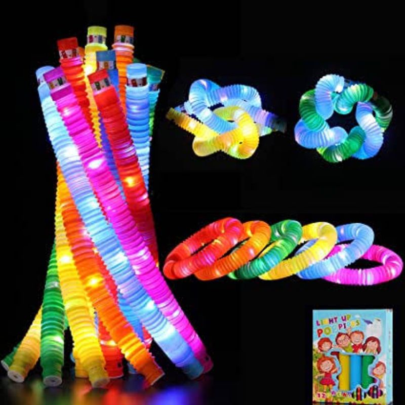Jual Mainan anak Light Up pop Pipes / Mainan Lampu LED pipa Harga Per 1 ...