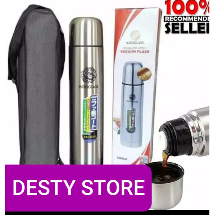 Jual TERMOS STAINLESS 1 LITER IND15 / VACUUM FLASK 1000ML TERMOS TEH ...