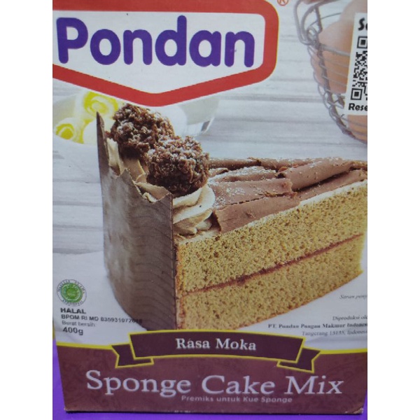 Jual SPONGE CAKE MIX RASA MOKA 400GR | Shopee Indonesia