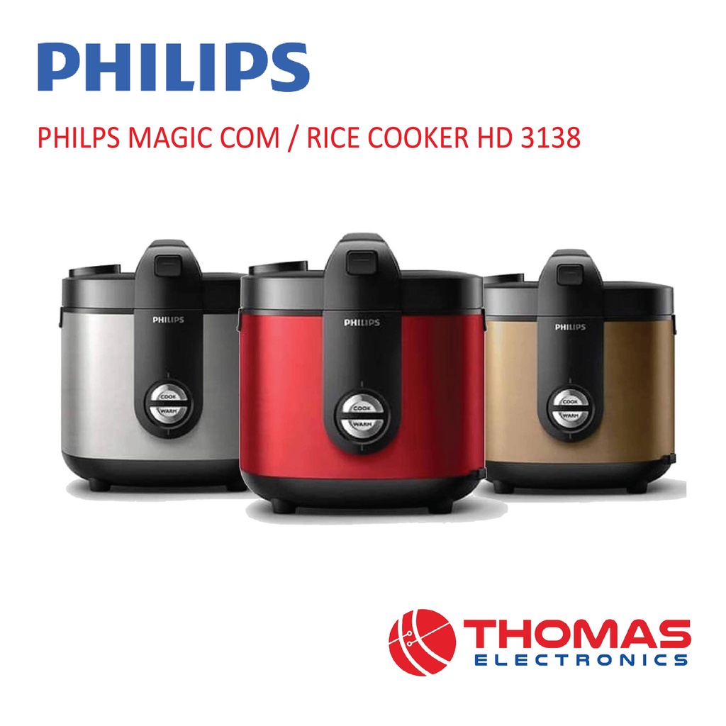 Jual Philips Magic Com Rice Cooker HD 3138 Penanak Nasi 2 liter ...