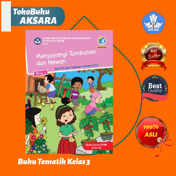 Jual Buku Tematik Siswa Kelas 3 Tema 2 | Shopee Indonesia