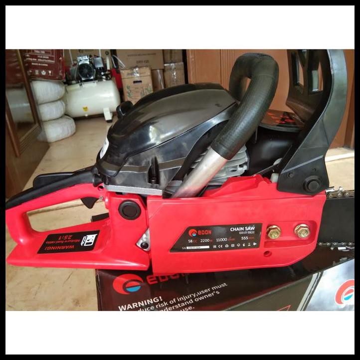 Jual Mesin Chainsaw 22" Edon 2 Tak - Gergaji Potong Pohon Kayu Kualitas ...