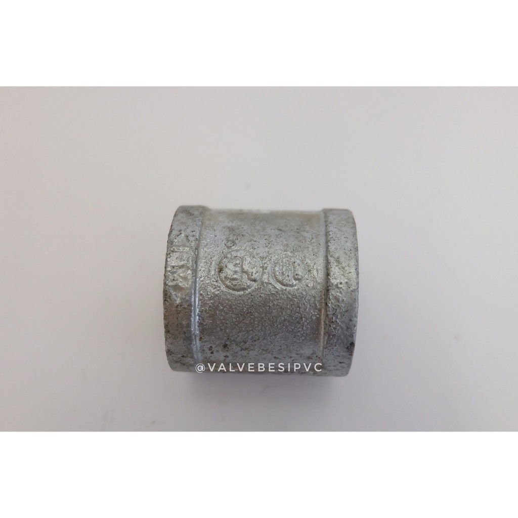 Jual Socket/ sok/ sock/ soket Galvanis besi 1" drat | Shopee Indonesia