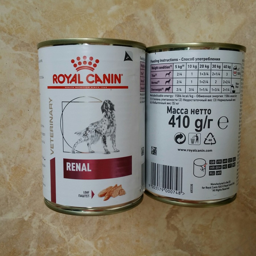 Jual Dog Kaleng Renal 410gr 410g 410 g gr gram Royal Canin RC Canine Free Bubble Wrap | Shopee ...