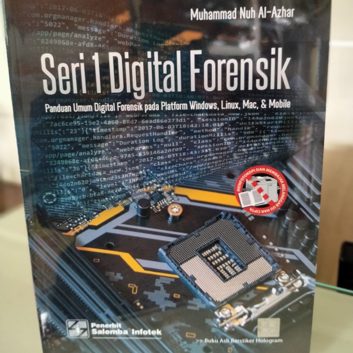 Jual ORIGINAL !! Digital Forensik: Seri 1 Panduan Umum Digital Forensik ...
