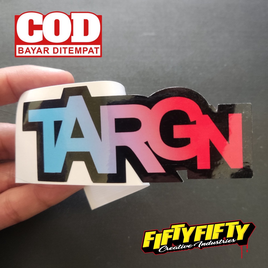 Jual Stiker Print Cut TARGN Team Arogan model 01 Stiker Printing ...