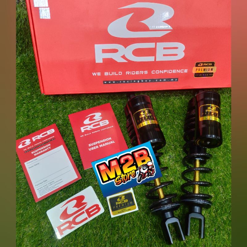 Jual Shock Premium RCB MB2 Series Black 305 mm New Nmax 2020 Aerox 155 ...