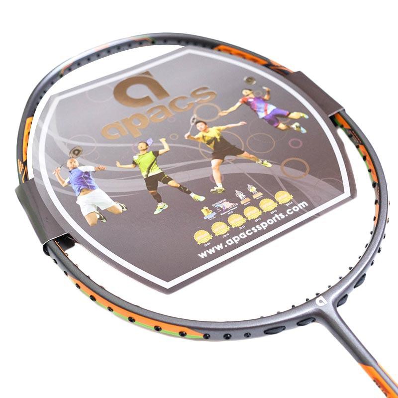 Jual Raket Apacs Dual 100 Power Oren/Grey | Shopee Indonesia