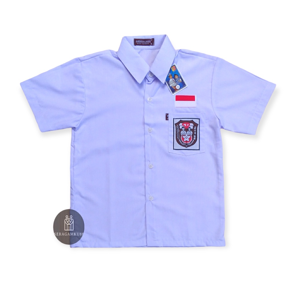 Jual Seragam Sekolah SD Lengan Pendek / Kemeja Baju Hem Putih SD Lengan ...