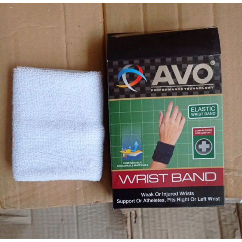 Jual Wrist Band AVO/Deker Pergelangan Tangan AVO ORI 10cm (1 PCS ...