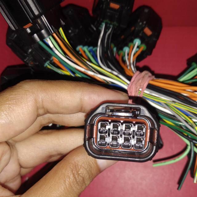 Jual Soket Lampu Depan Headlamp Pin 8 Honda FI New Sonic Supra GTR 150 ...
