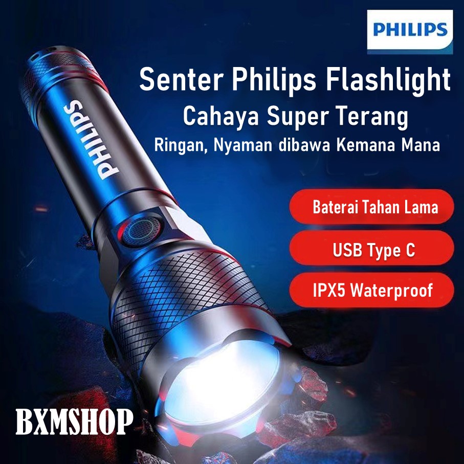 Jual Philips SFL 2188 Senter Led Super Terang Jarak Jauh / Senter ...
