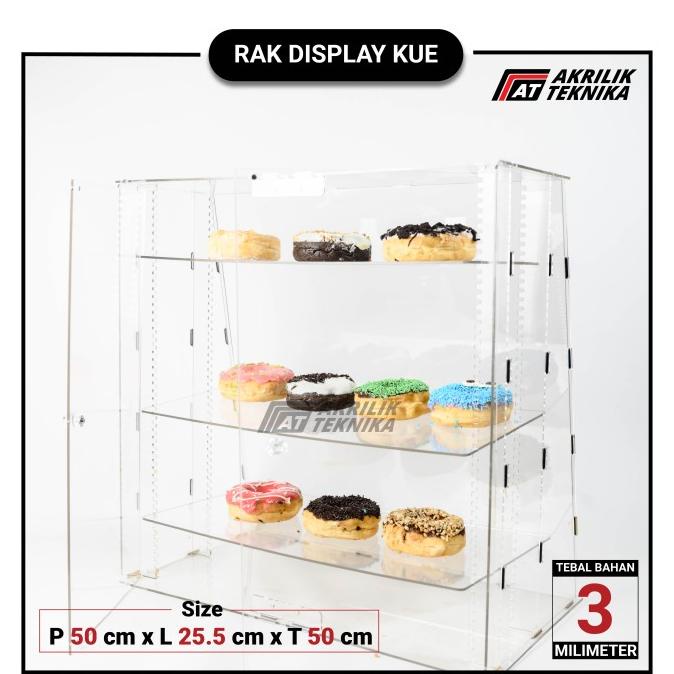 Jual ETALASE / DISPLAY KUE / ROTI / MAKANAN AKRILIK / ACRYLIC TOKO ...