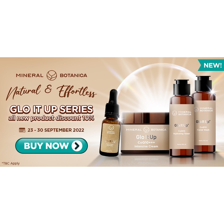 Jual Mineral Botanica Glo It Up CoQ10+++ Glowing Package SET BUNDLE ...