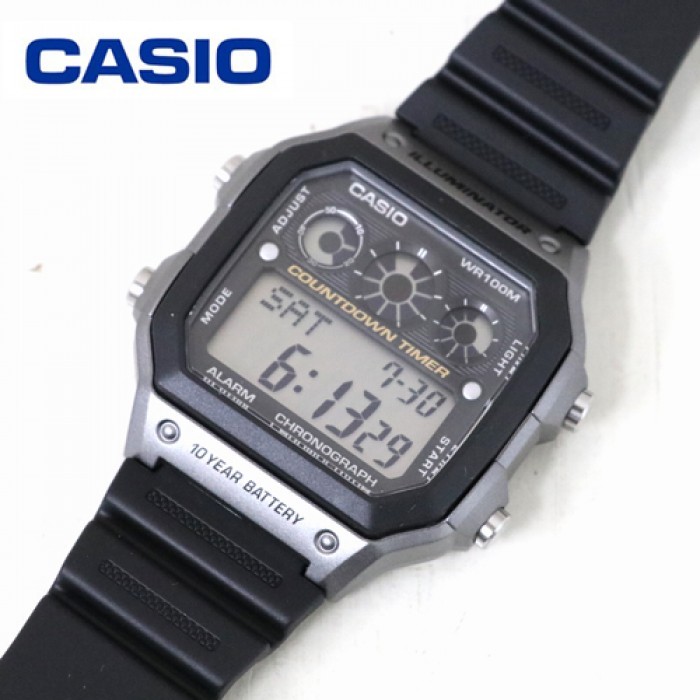 Jual Casio General AE-1300WH-8A / AE1300WH-8A Jam Tangan Pria - Digital - Karet - Abu / Grey ...