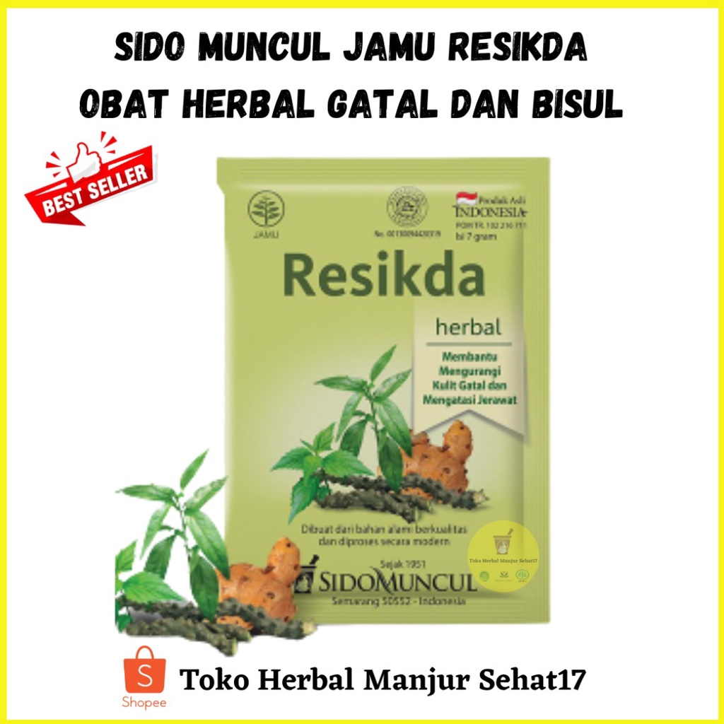 Jual Jamu Reksida Sidomuncul Original Isi 10 Sachet / Obat Herbal Gatal ...