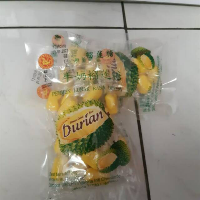 Jual Permen Lunak Rasa Duren / Musang King Candy / Permen Durian ...