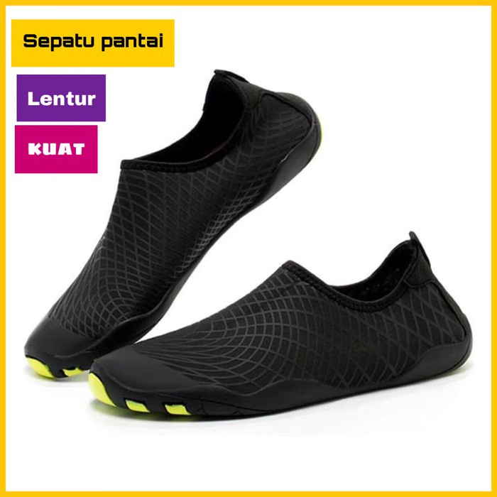 Jual Sepatu Pantai anti karang - sepatu diving fitness gym lentur kuat ...