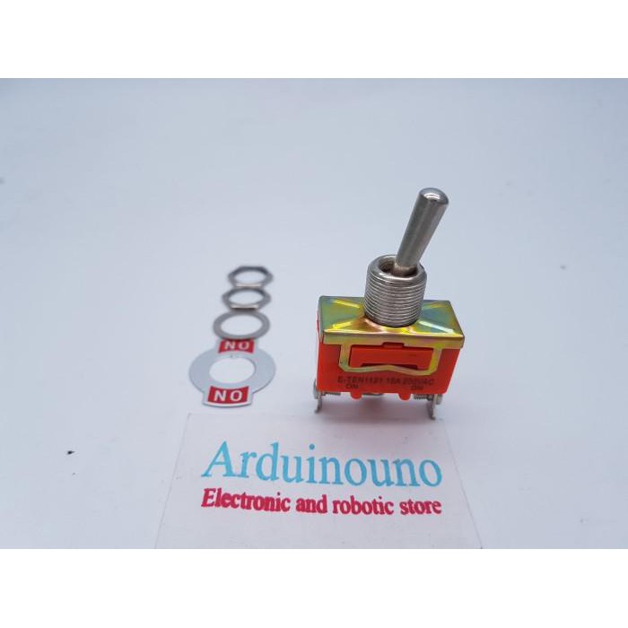 Jual Saklar Toggle Switch DPDT E-TEN 3 Kaki 1121 15A 250V (On-On ...
