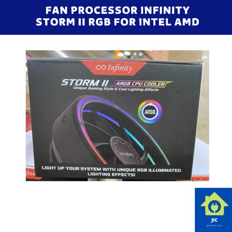 Jual FAN PROCESSOR INFINITY STORM II RGB FOR INTEL AND AMD | Shopee ...