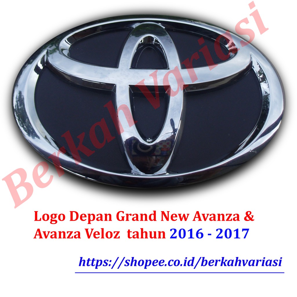Jual Logo Depan Toyota Grand New Avanza - Avanza Veloz (Plus Bracket ...