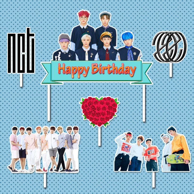 Jual Cake Topper NCT 127 dream Happy birthday | Shopee Indonesia